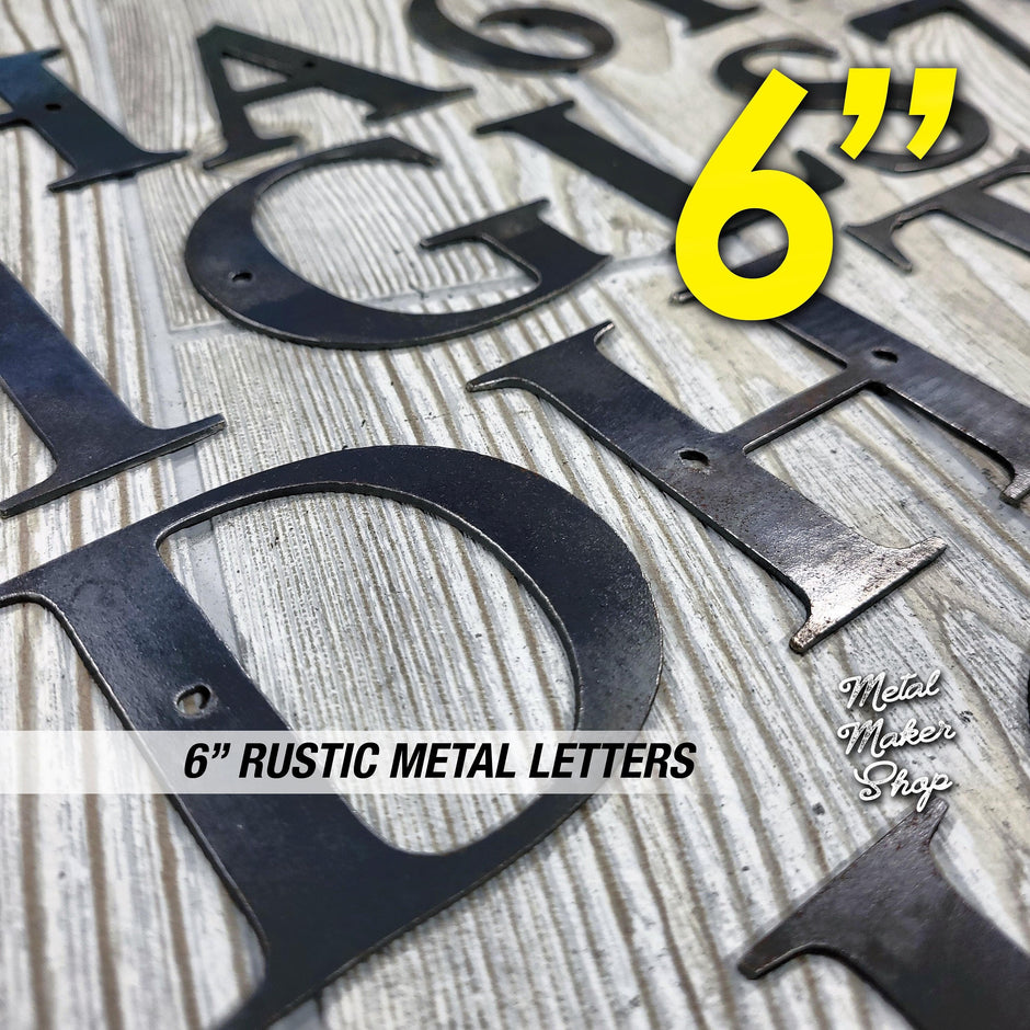 Letters & Numbers – Metal Maker Shop